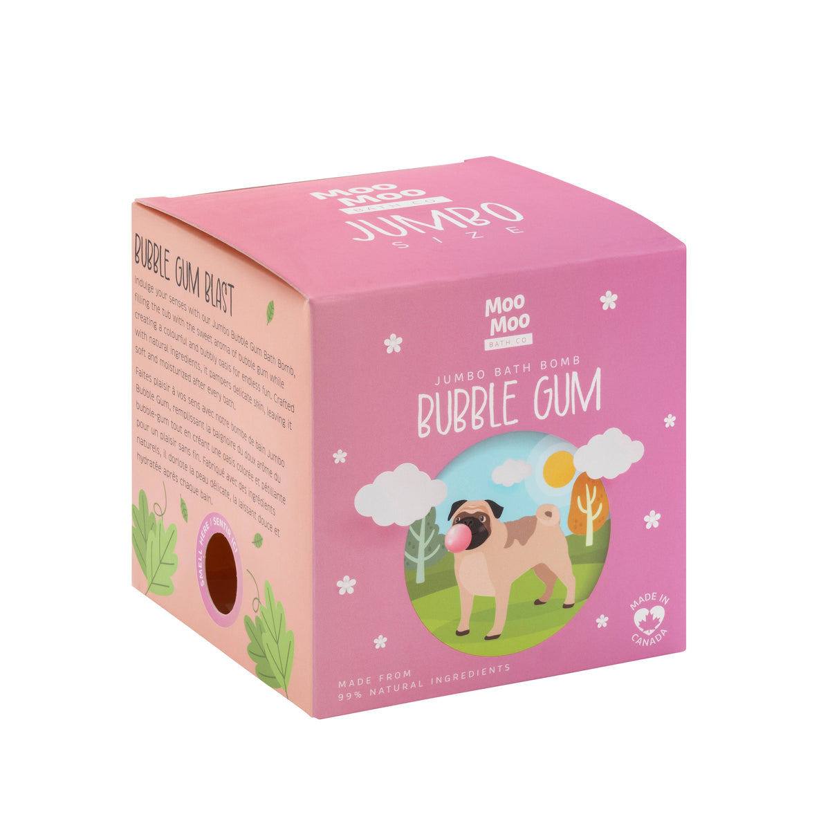 MMBC Bubble Gum Jumbo Bath Bomb – Scentuals Natural & Organic Skin Care