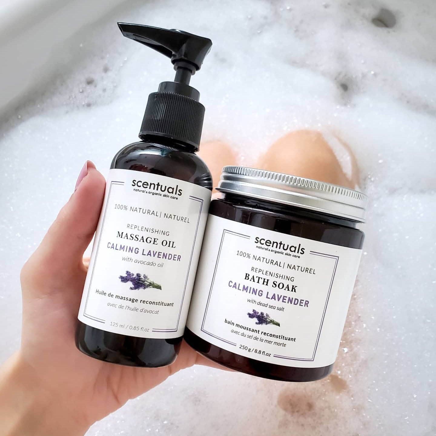 Calming Lavender Bath Soak | Scentuals Natural & Organic Skin Care